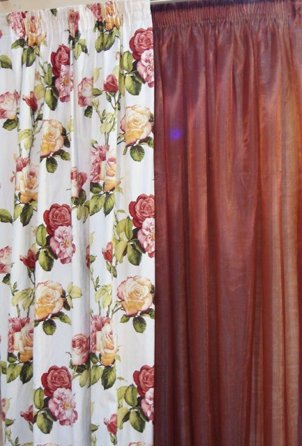 KOURTINA FLORAL » Κουρτίνες by Woodline Saliveros