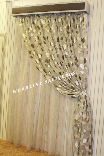 KOYRTINA ME FYLLA » Κουρτίνες by Woodline Saliveros